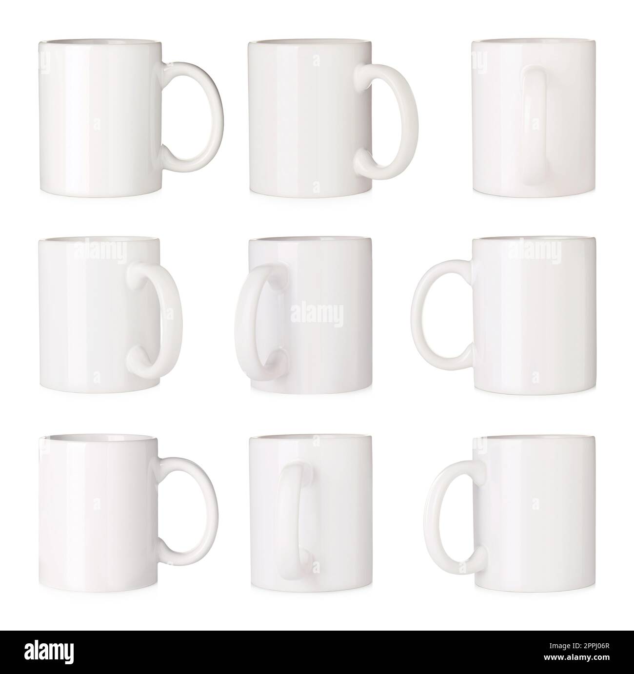 Coffee tea ceramic mugs Cut Out Stock Images & Pictures - Alamy