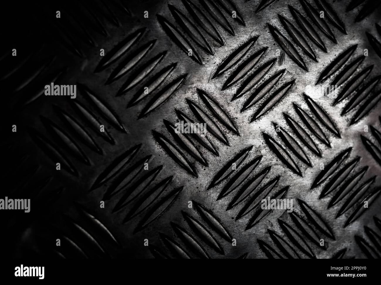 texture of stainless steel floor plate, close up shot Stock Photo - Alamy