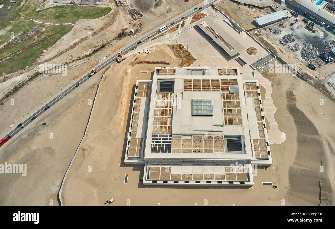 Lima, Peru, 2023. National Museum of Peru MUNA in Lurin district from ...