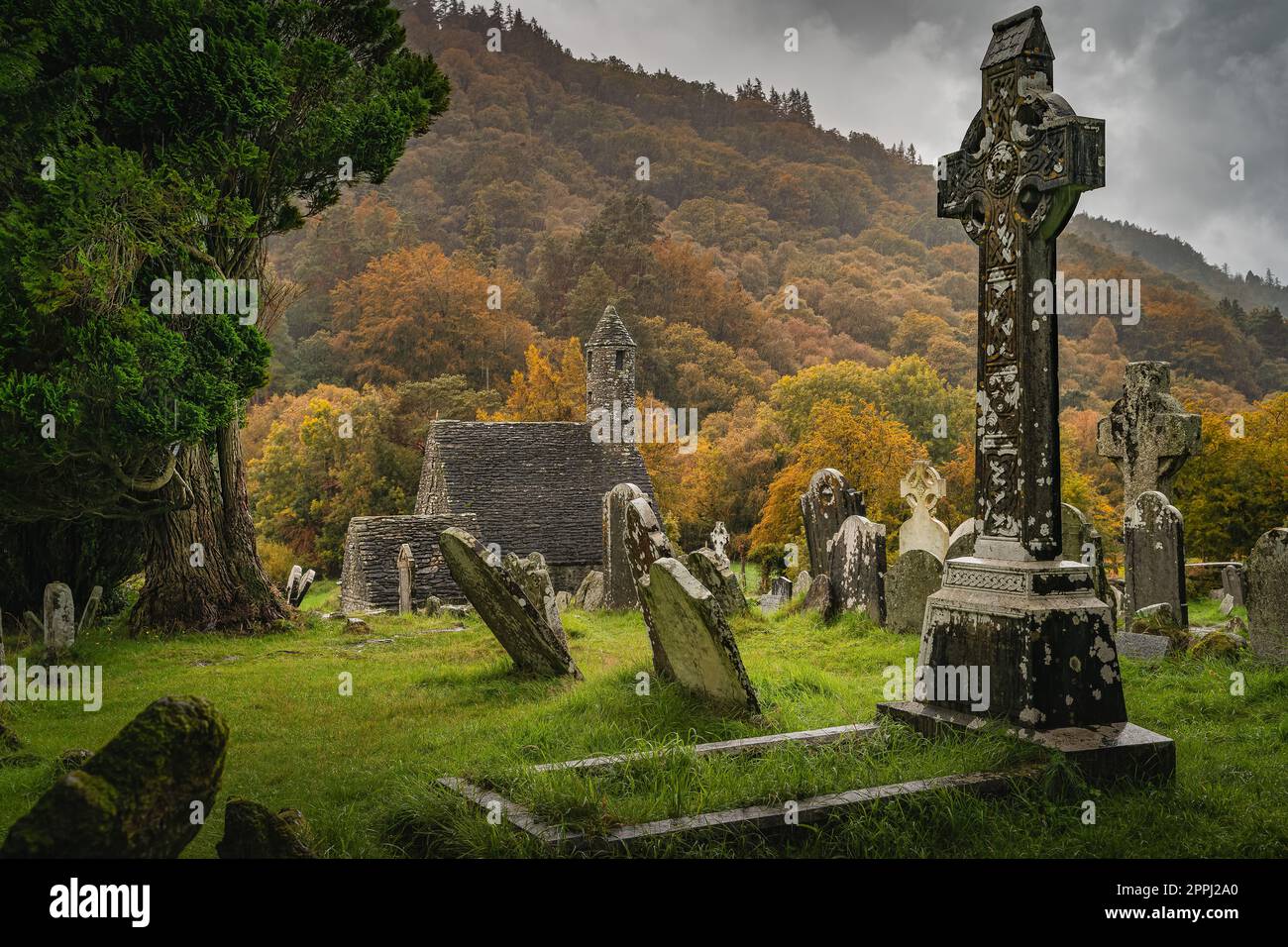 Medieval church graveyard ireland hi-res stock photography and images ...