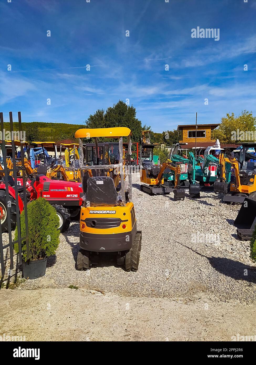 Mini tractor hi-res stock photography and images - Alamy