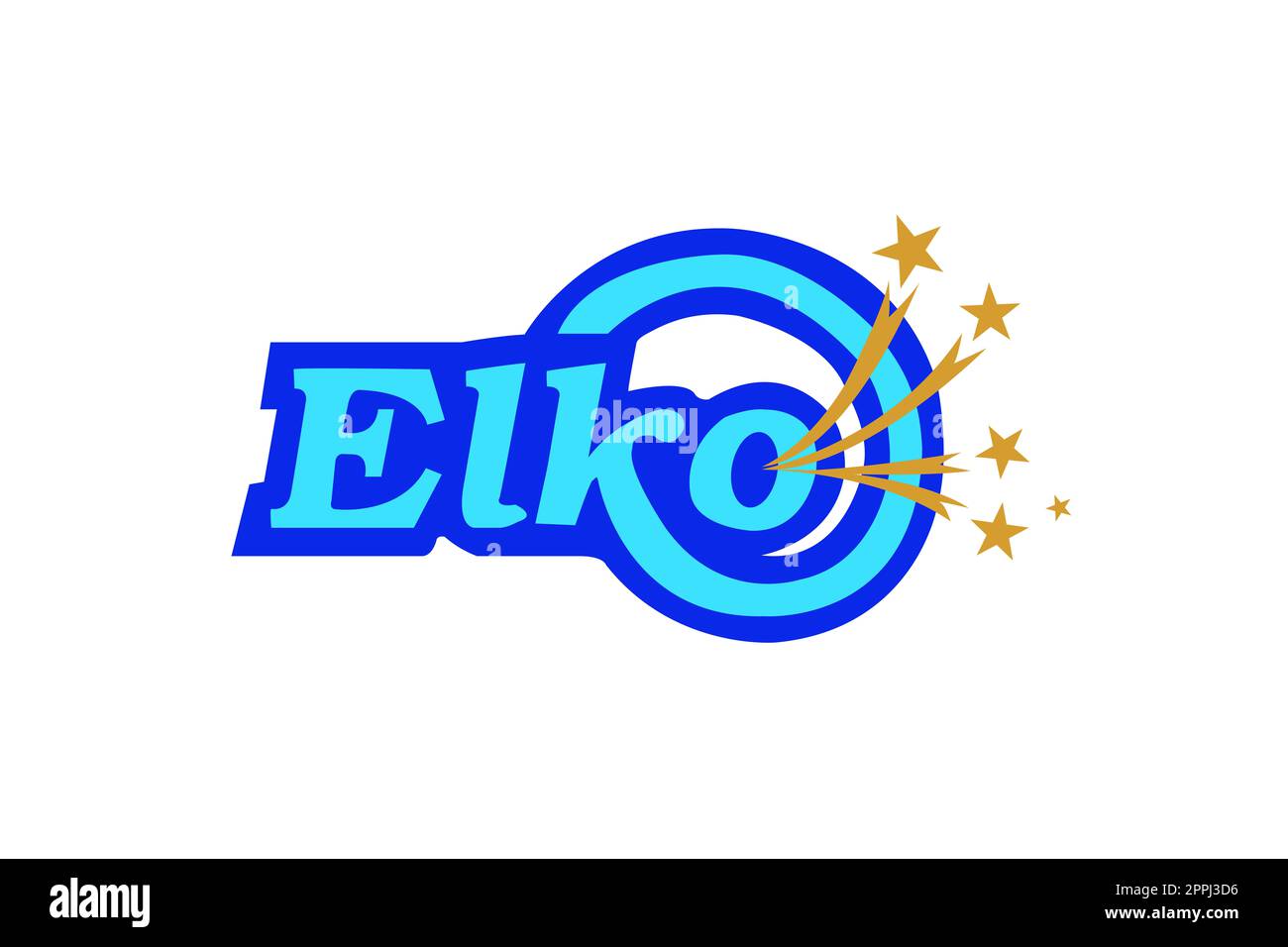 Flag Of Elko City Nevada Stock Photo - Alamy