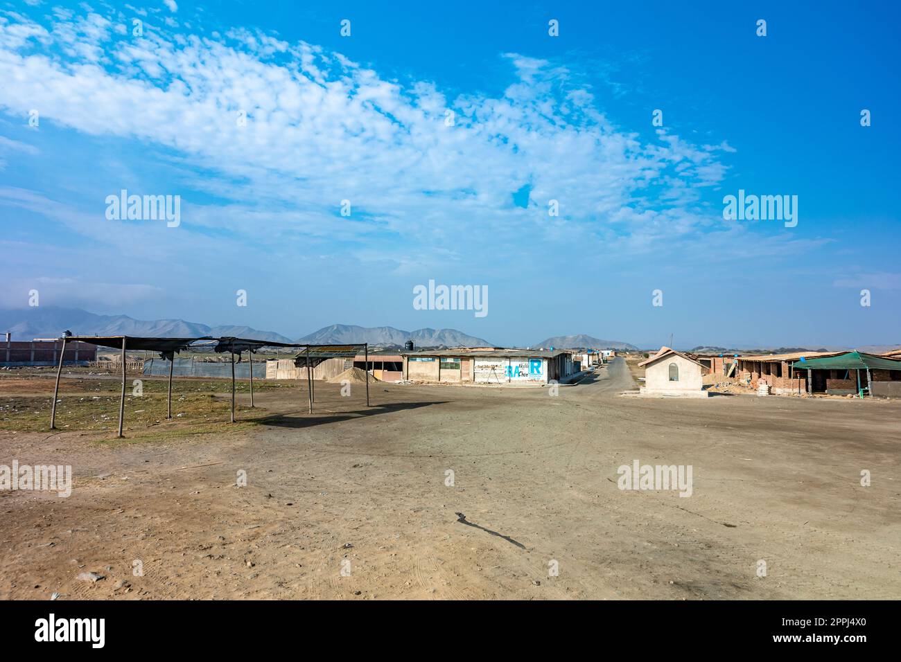 Huaca de la Luna archaeological site in Peru near Trujillo Stock Photo ...