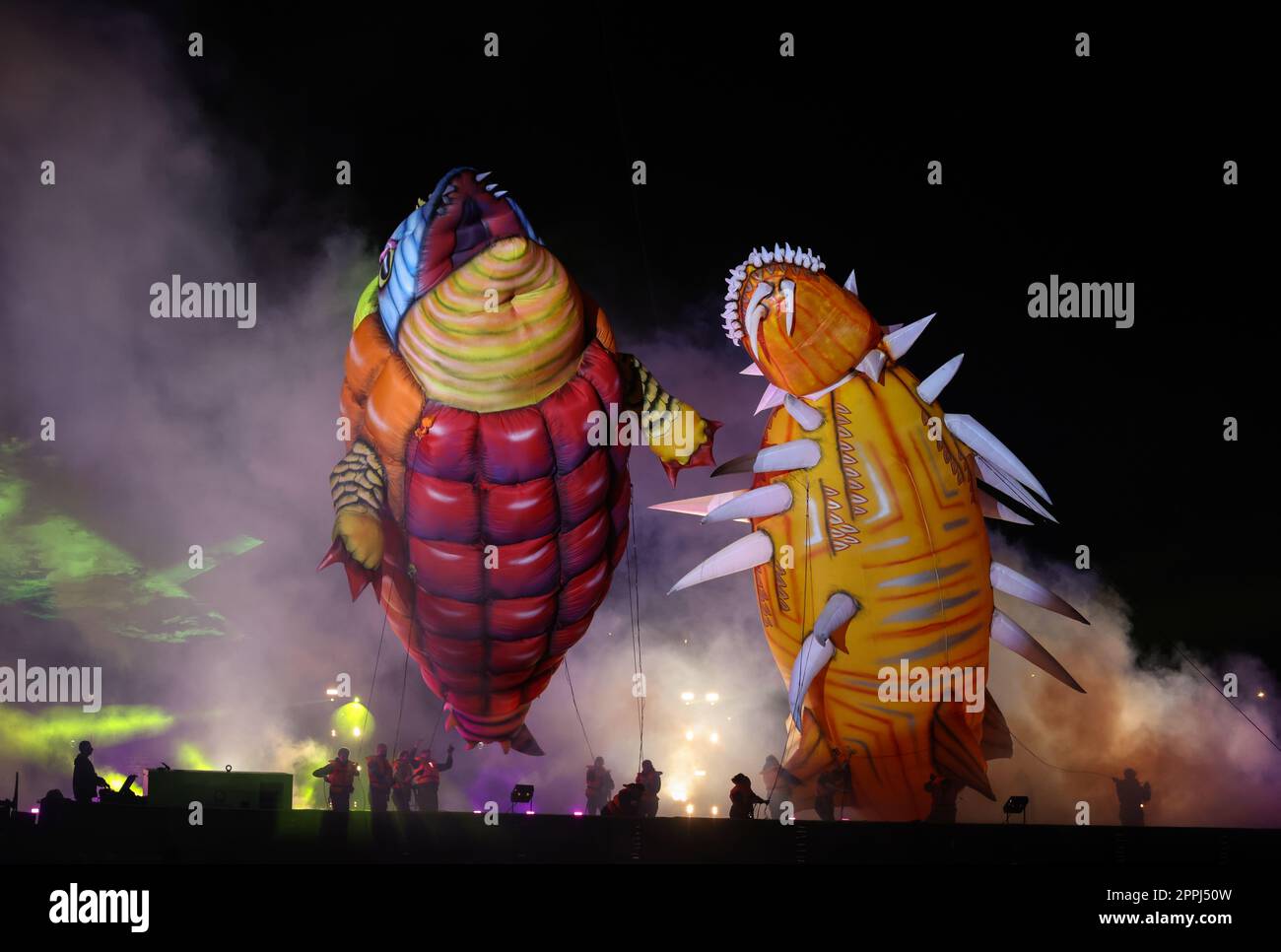 Great Dragon Parade in Cracow Stock Photo - Alamy