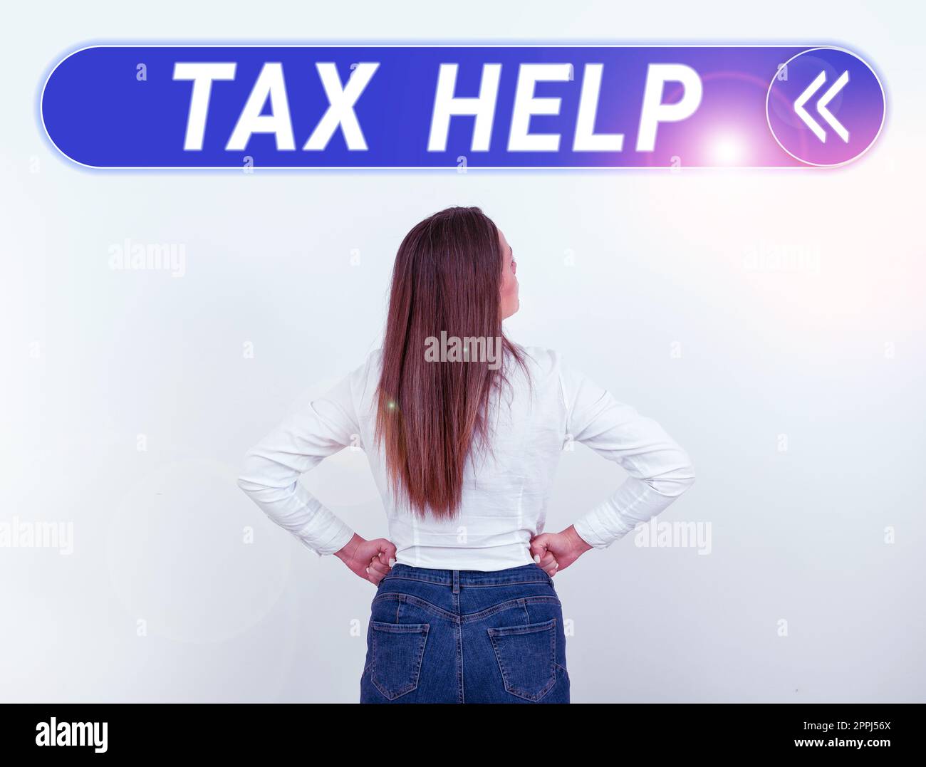 Hand writing sign Tax Help. Business concept Assistance from the ...