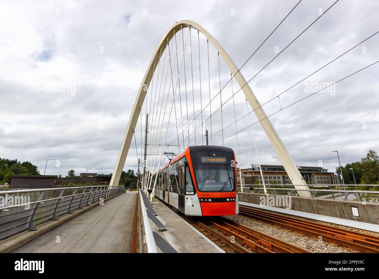 Bybanen Bergen light rail public transport transit transportation near ...