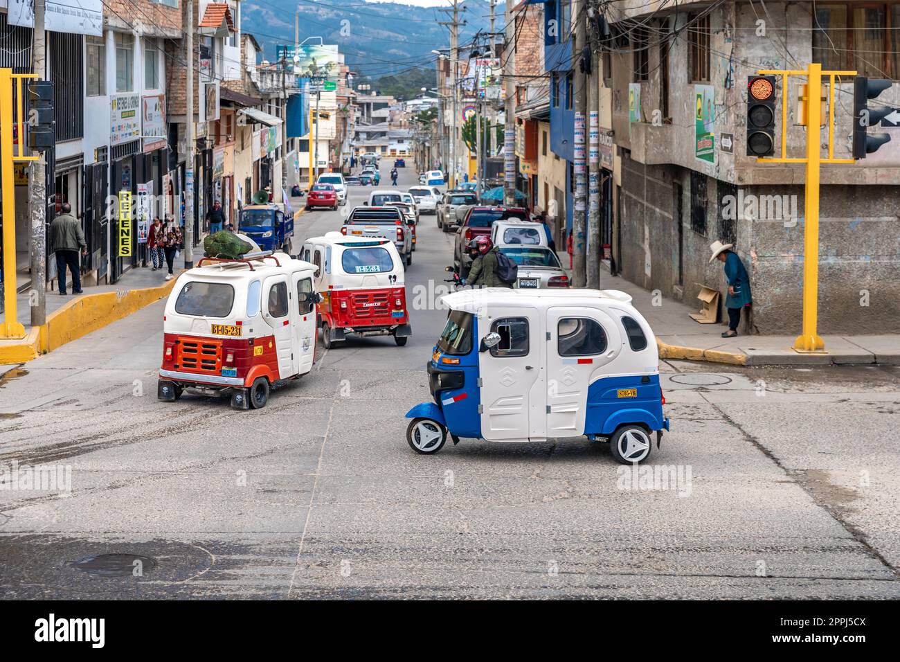 Peru - September 19, 2022: street of the Peruvian countryside in South ...