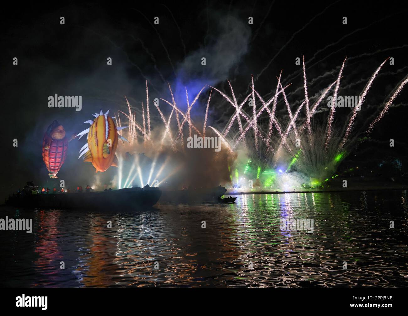 Great Dragon Parade in Cracow Stock Photo - Alamy