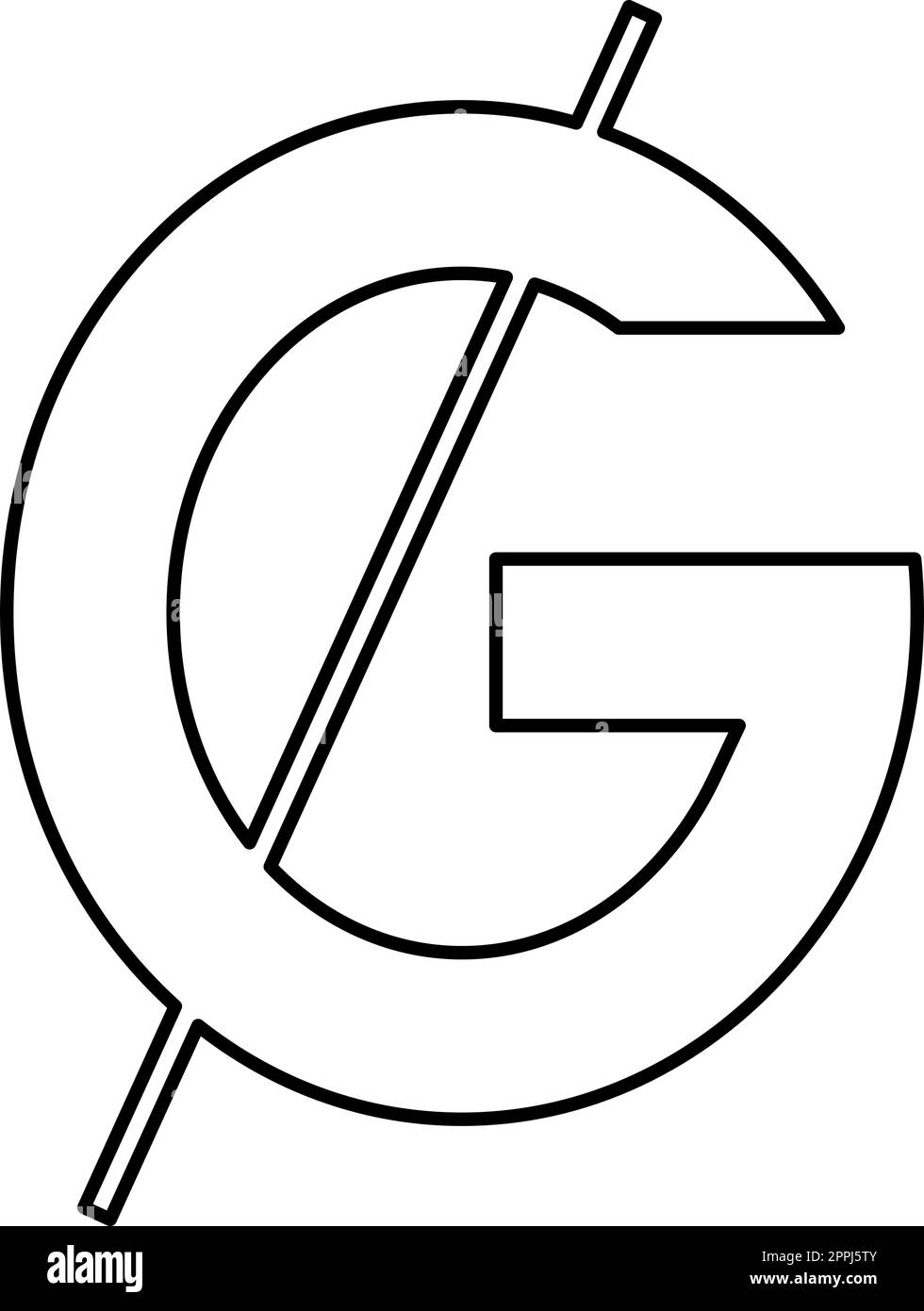 Guarani PYG Sign Paraguay currency symbol Paraguayan contour outline ...