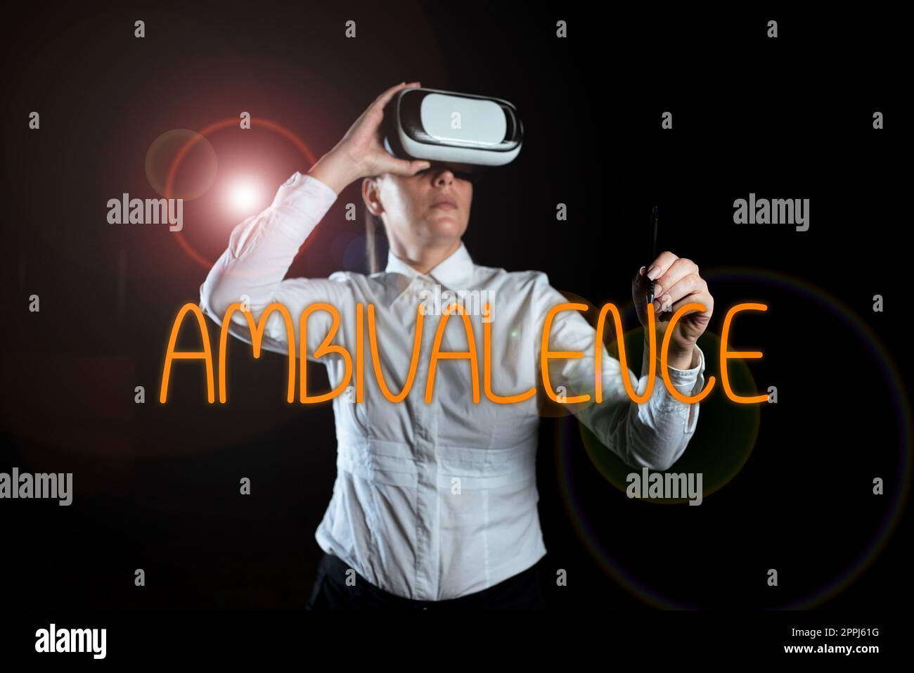 Text showing inspiration Ambivalence. Internet Concept attitudes or ...