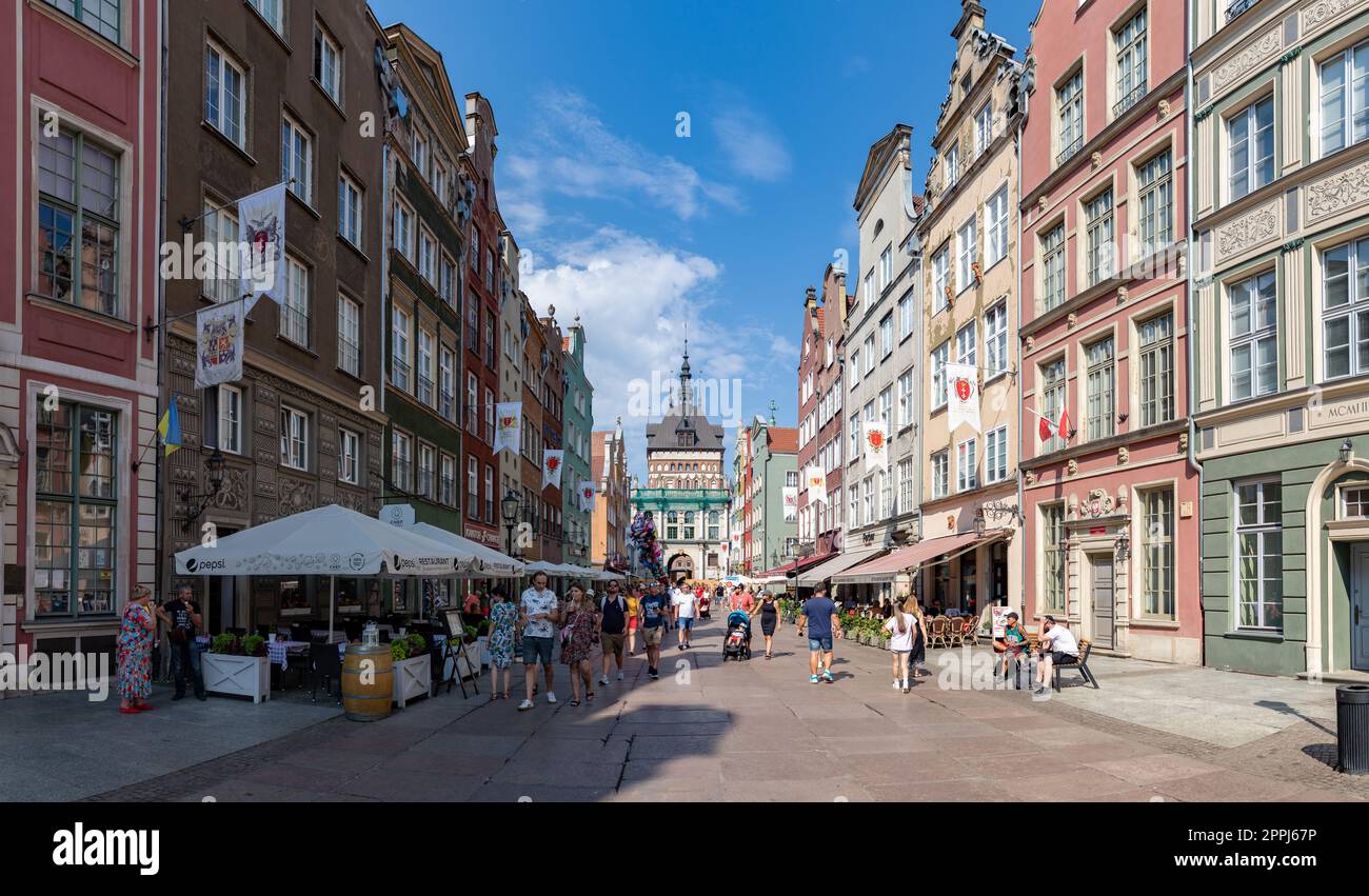 Long Street in Gdansk Stock Photo - Alamy