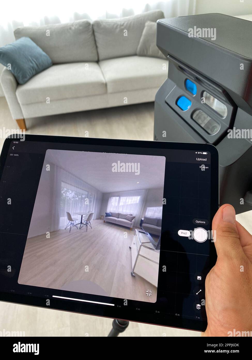 3D rotating camera inside a modern appartment for sale or rent ...