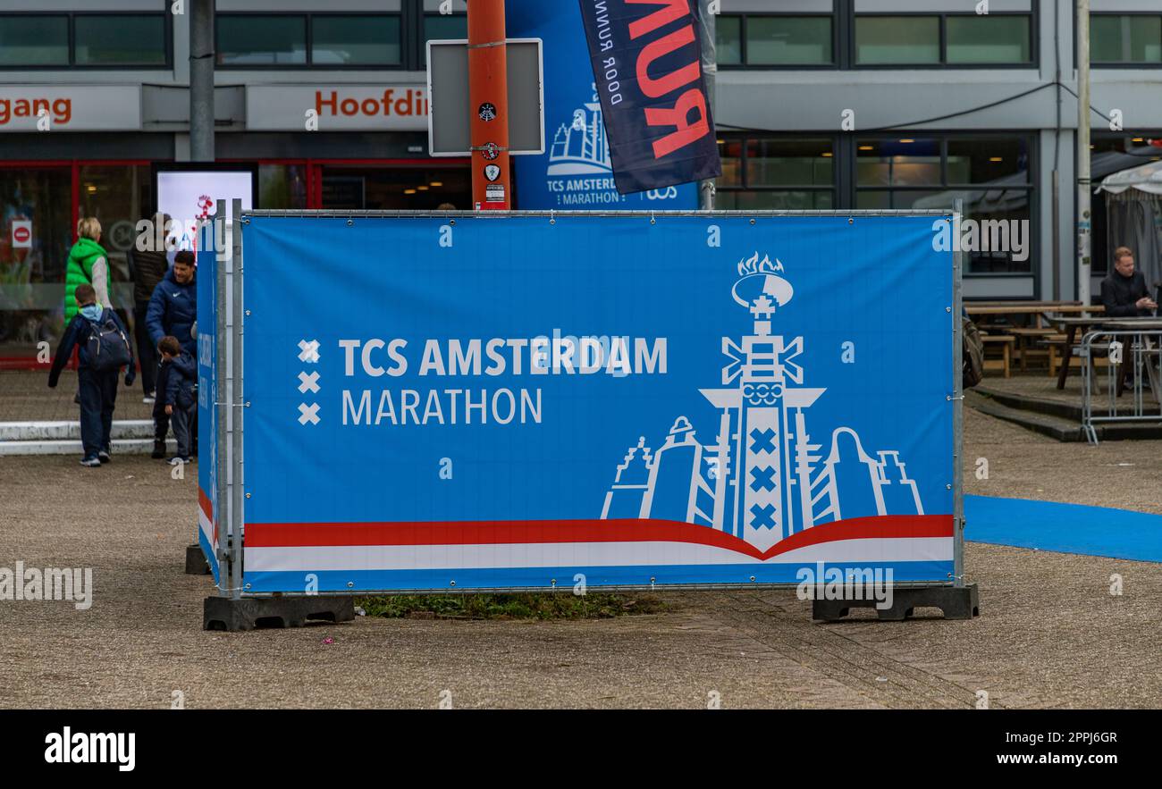 Amsterdam Marathon Banner Stock Photo - Alamy