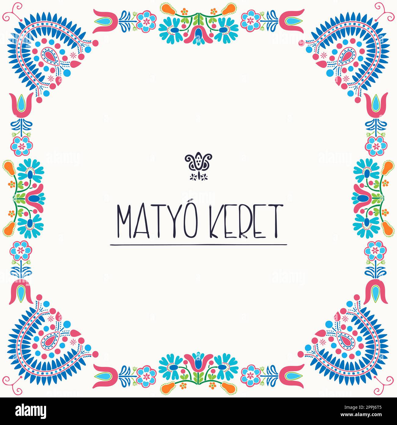 Vector Hungarian traditional frame 5 Stock Vector Image & Art - Alamy