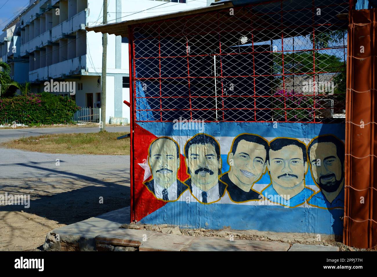 cuban heroes, Mural Stock Photo - Alamy