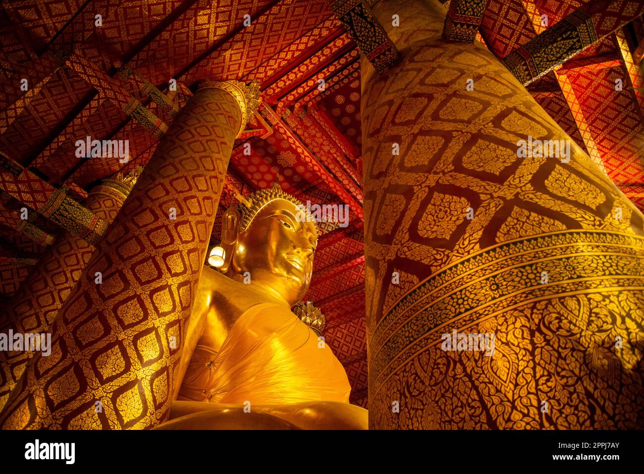 THAILAND AYUTTHAYA WAT PHANAN CHOENG Stock Photo - Alamy