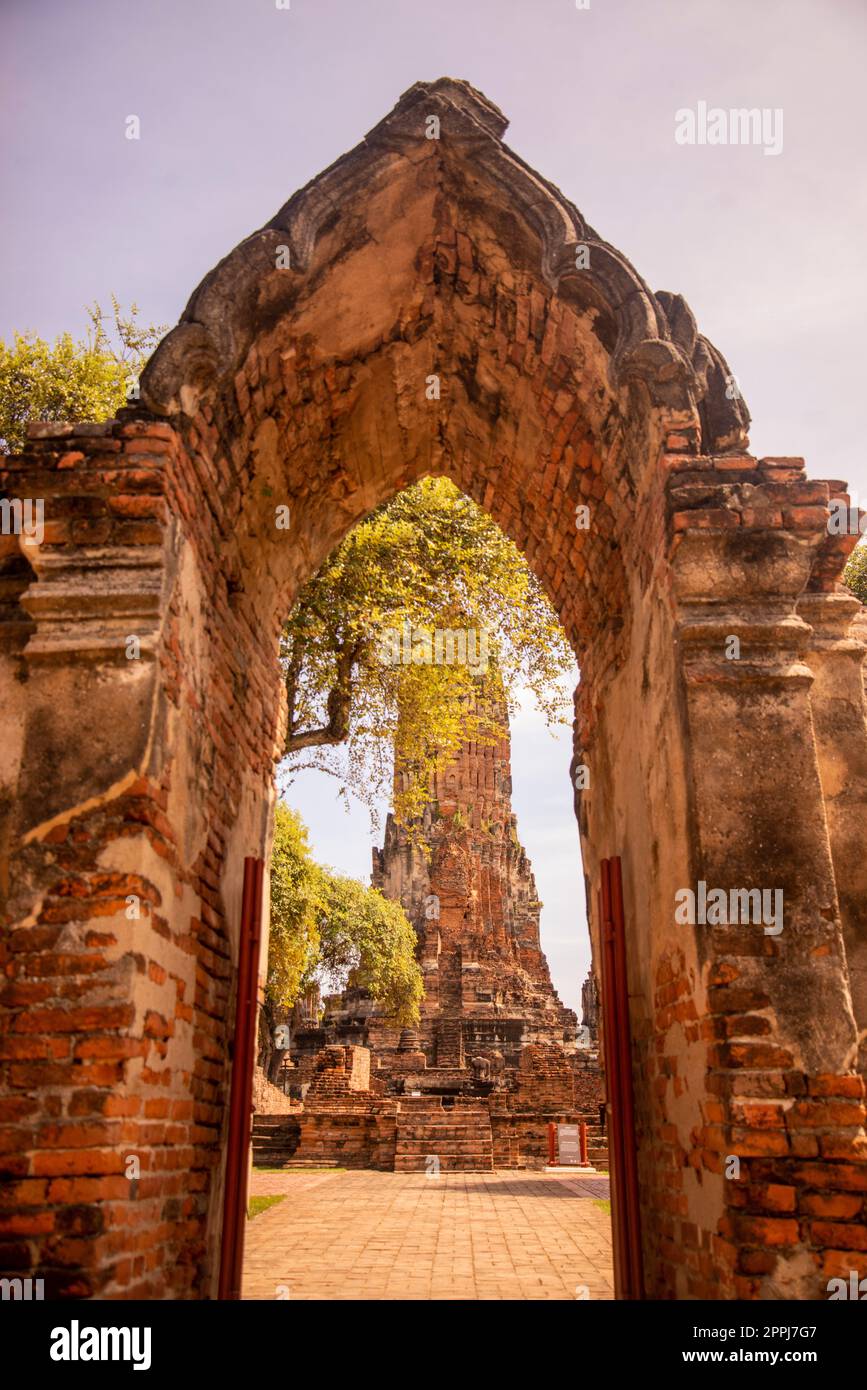 THAILAND AYUTTHAYA WAT PHRA RAM Stock Photo - Alamy