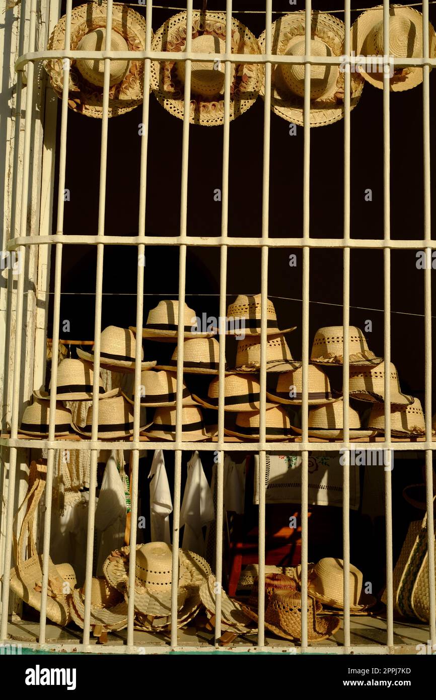 Canotier straw hat hi-res stock photography and images - Alamy