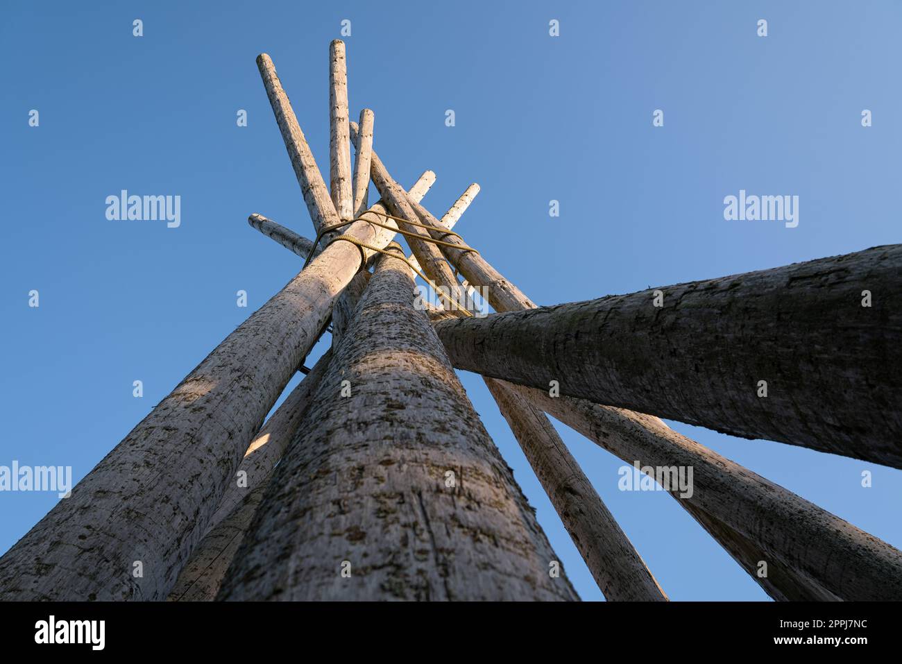 Kyrill gate, Brilon, Sauerland, Germany Stock Photo - Alamy