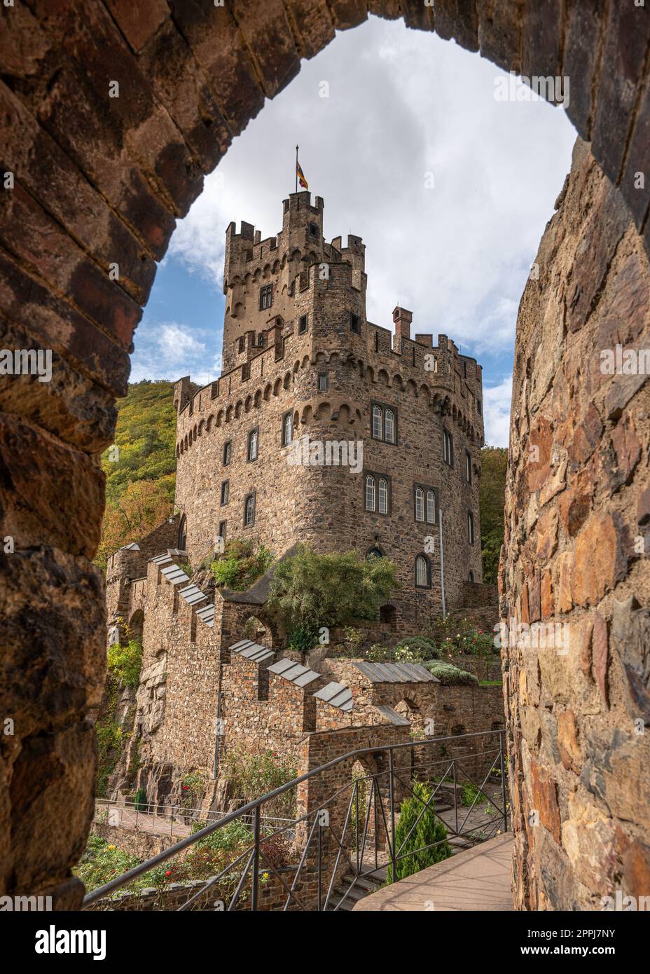 Sooneck castle, Rhine Valley, Germany Stock Photo - Alamy