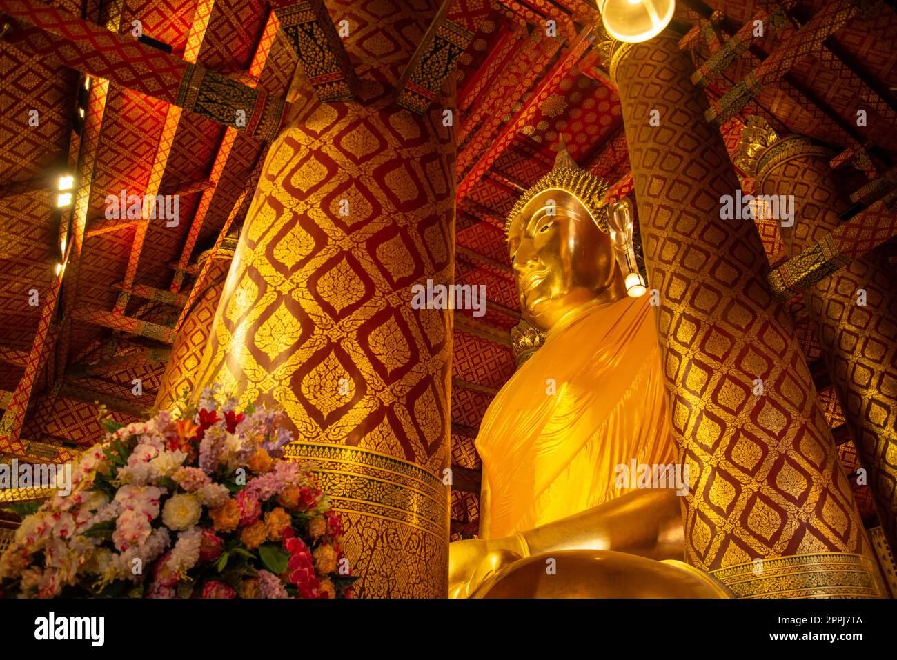 THAILAND AYUTTHAYA WAT PHANAN CHOENG Stock Photo - Alamy