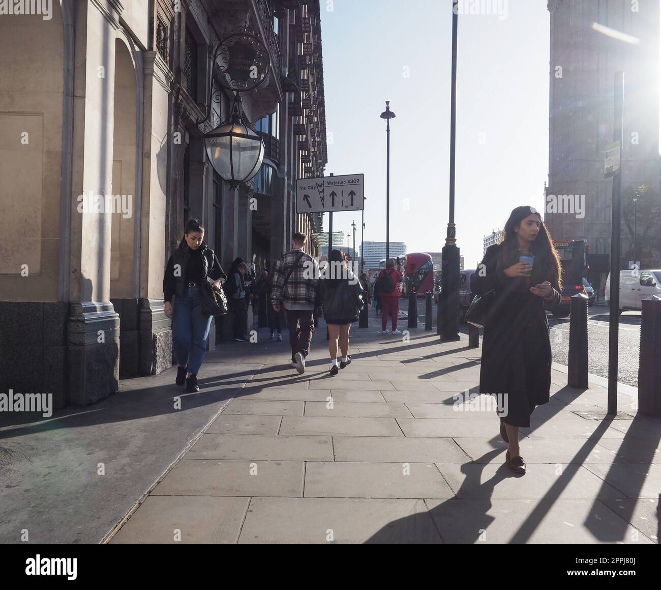 People in London city centre Stock Photo - Alamy