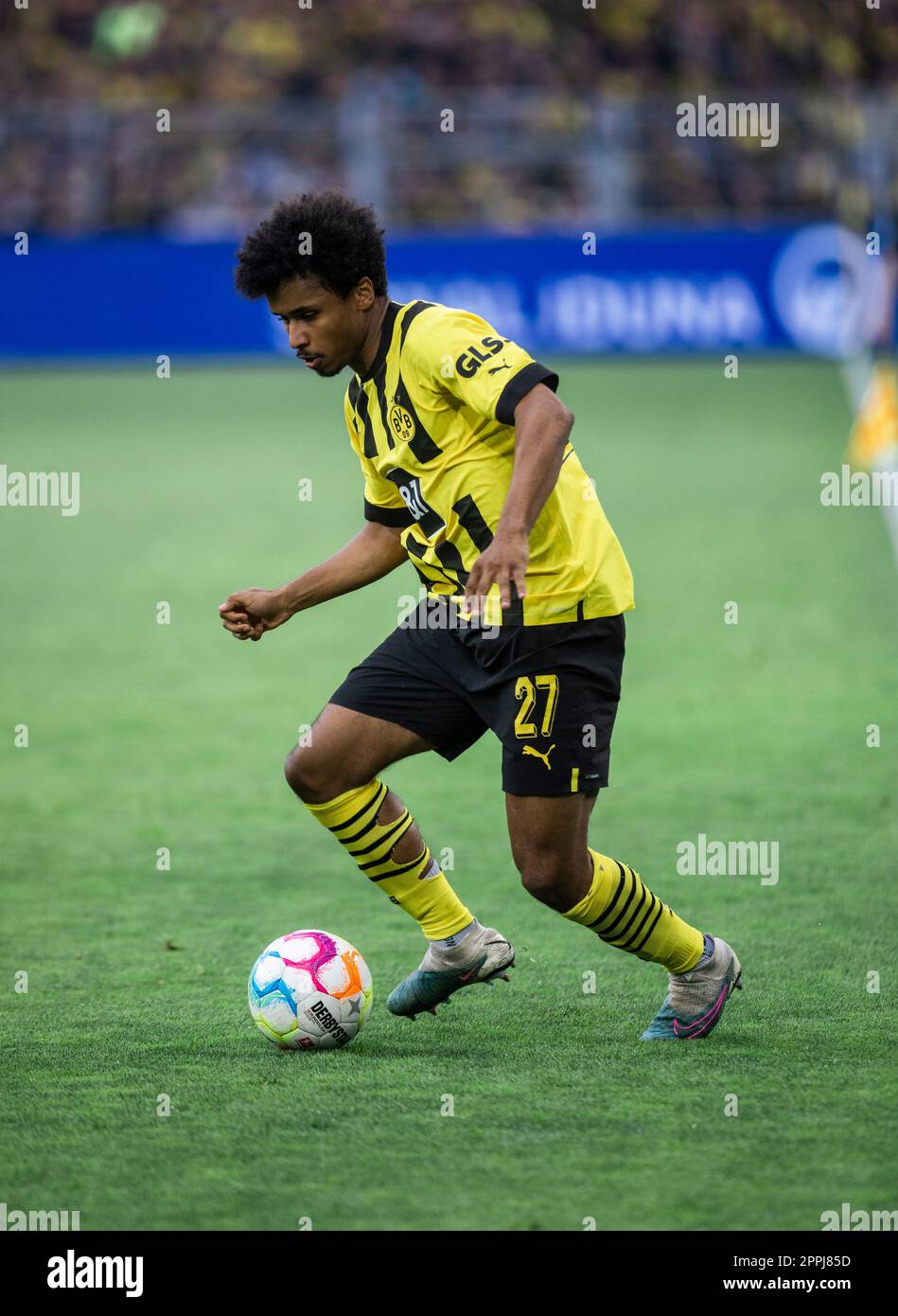 Dortmund, SignaI Iduna Park, 22.04.23: Karim David Adeyemi (Dortmund ...