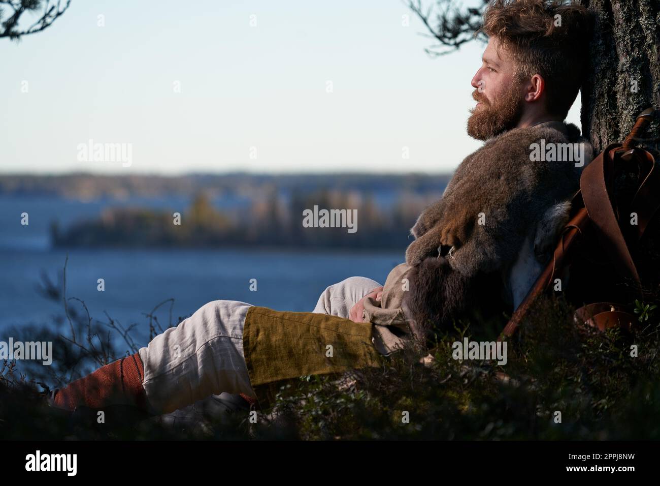 Resting against a tree hi-res stock photography and images - Alamy