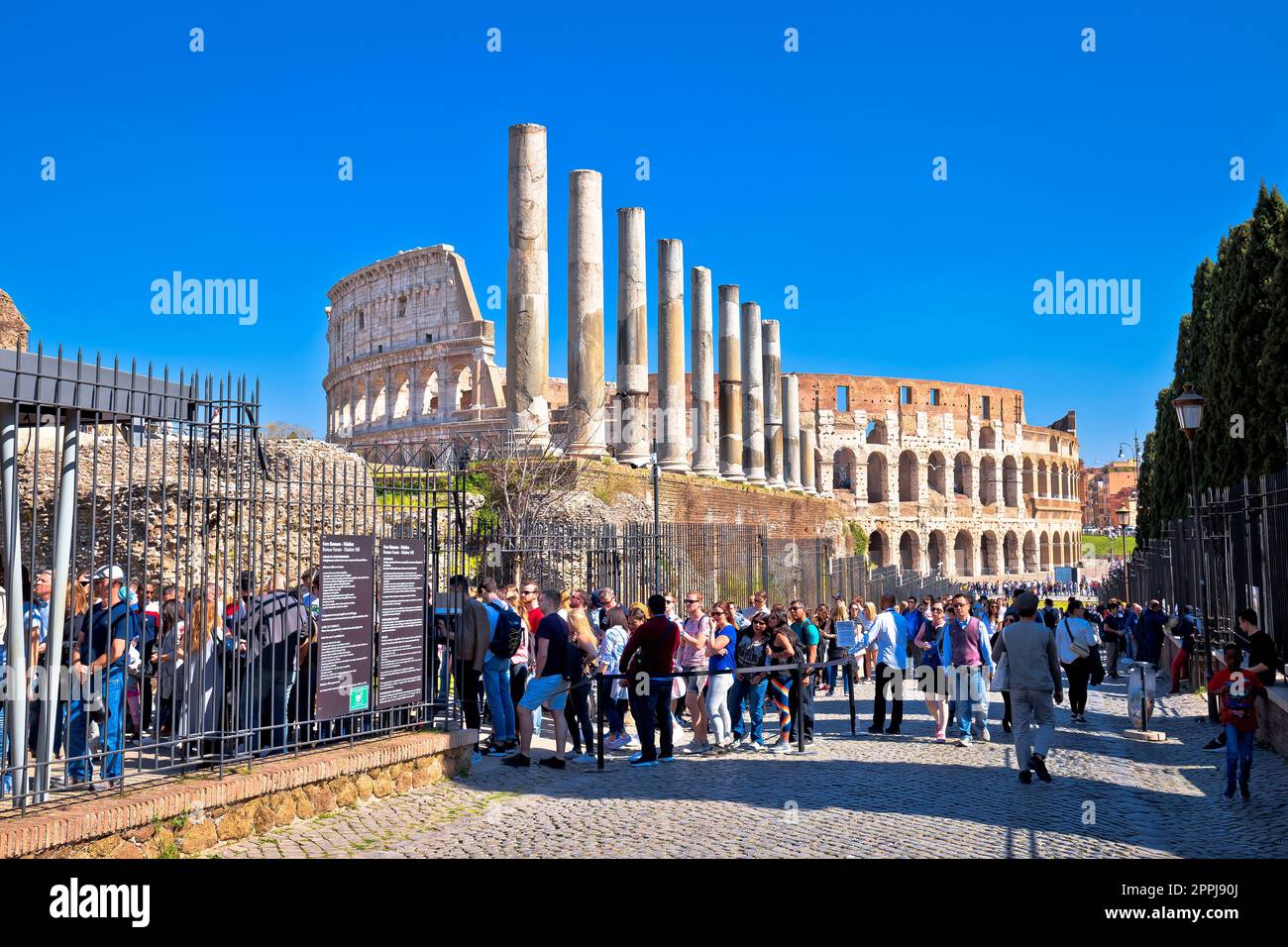 Historic Roman Forum in Rome scenic springtime view Stock Photo - Alamy