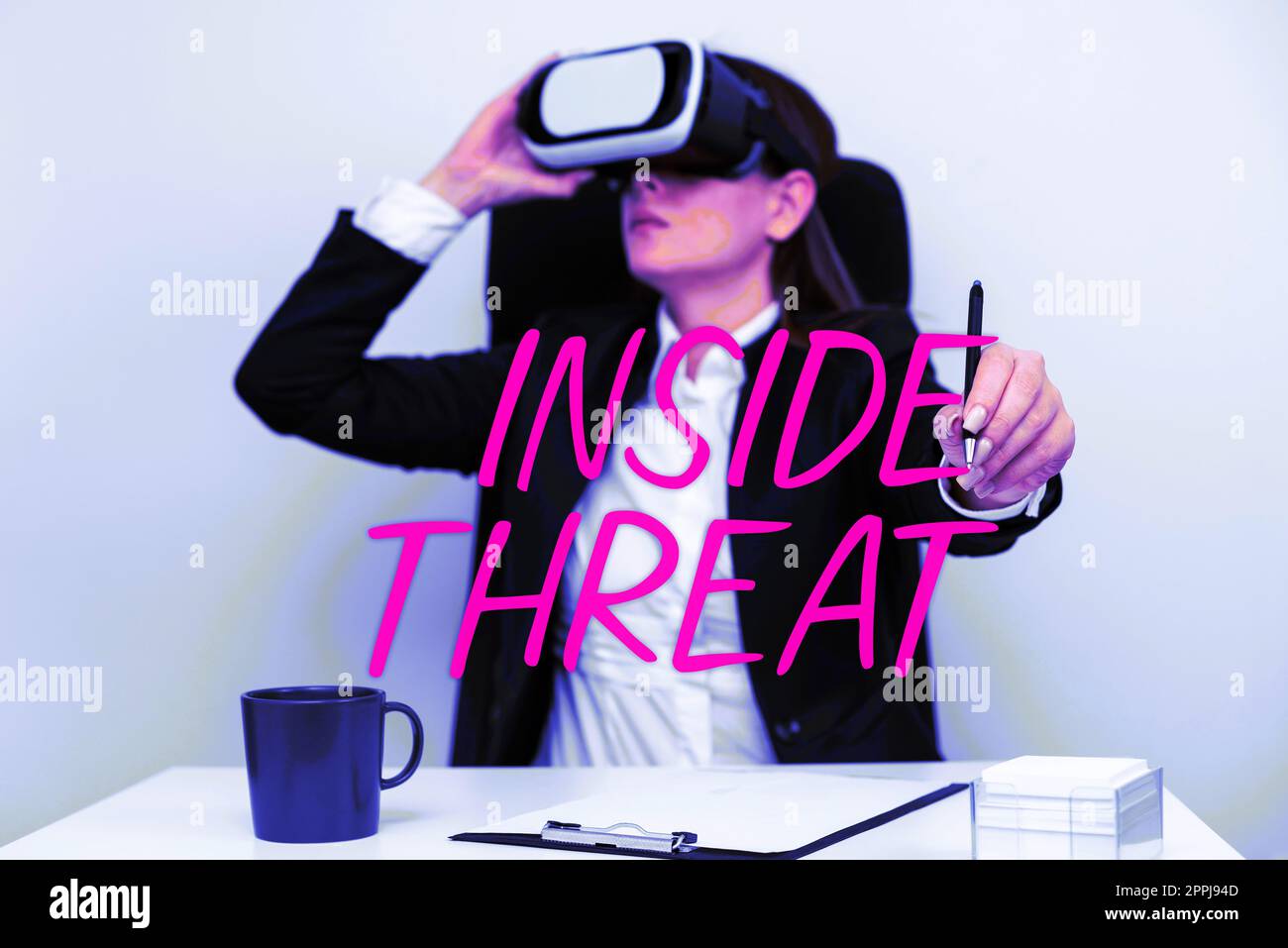 Text sign showing Inside Threat. Business overview Information that ...