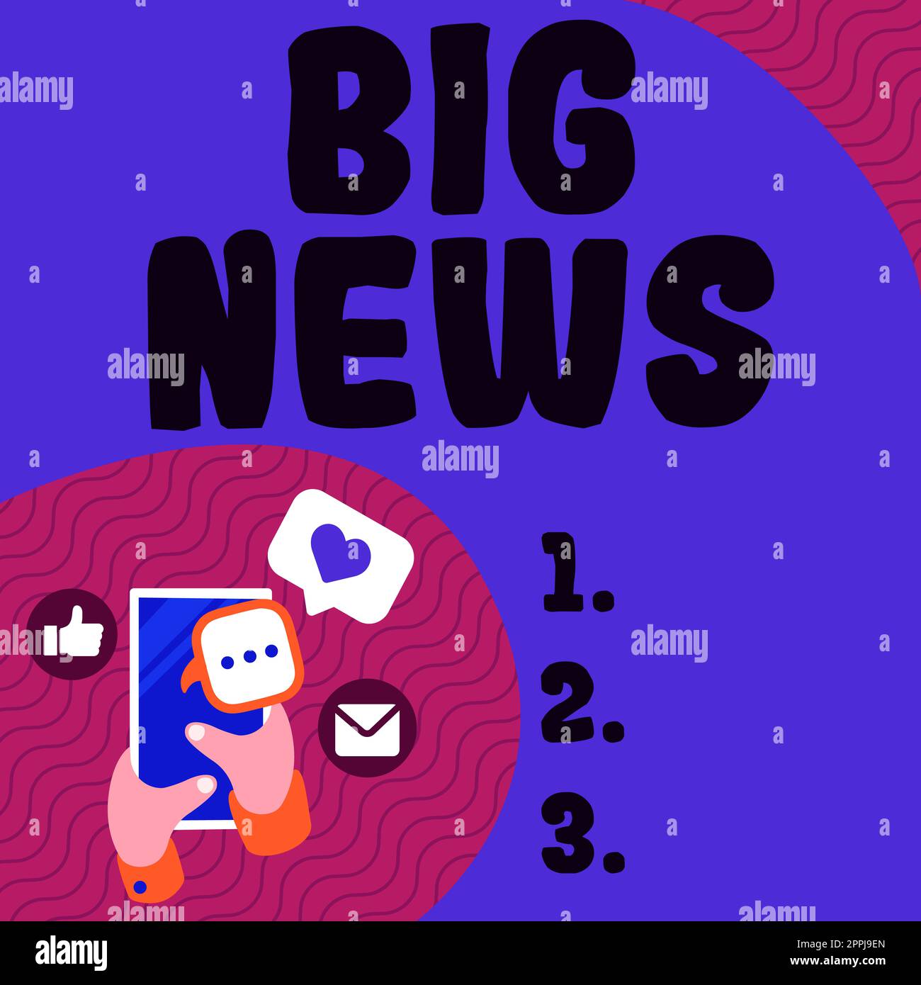 Hand writing sign Big News. Word Written on knowing actions no one ...