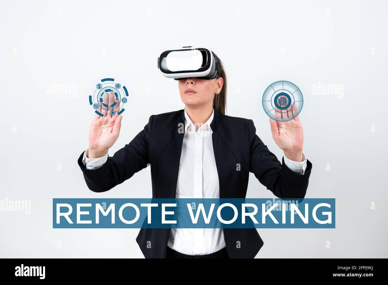 Conceptual caption remote hi-res stock photography and images - Alamy