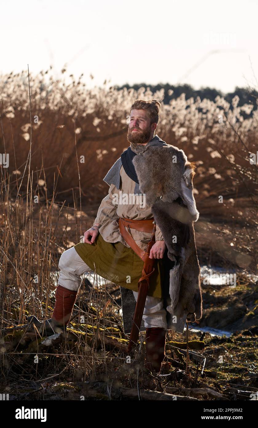 portrait of a norse man Stock Photo - Alamy