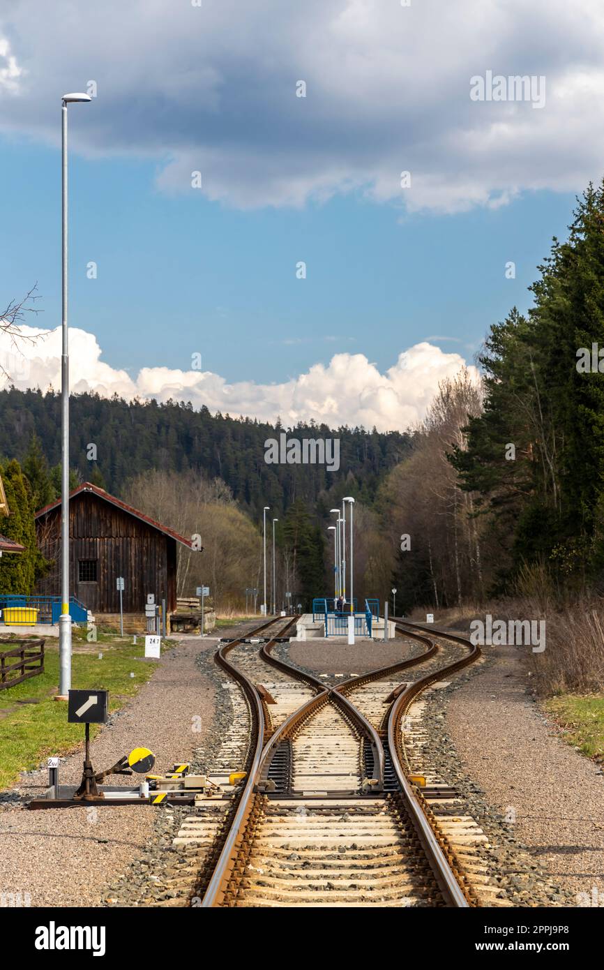 Rail tracks in the czech republic hi-res stock photography and images ...