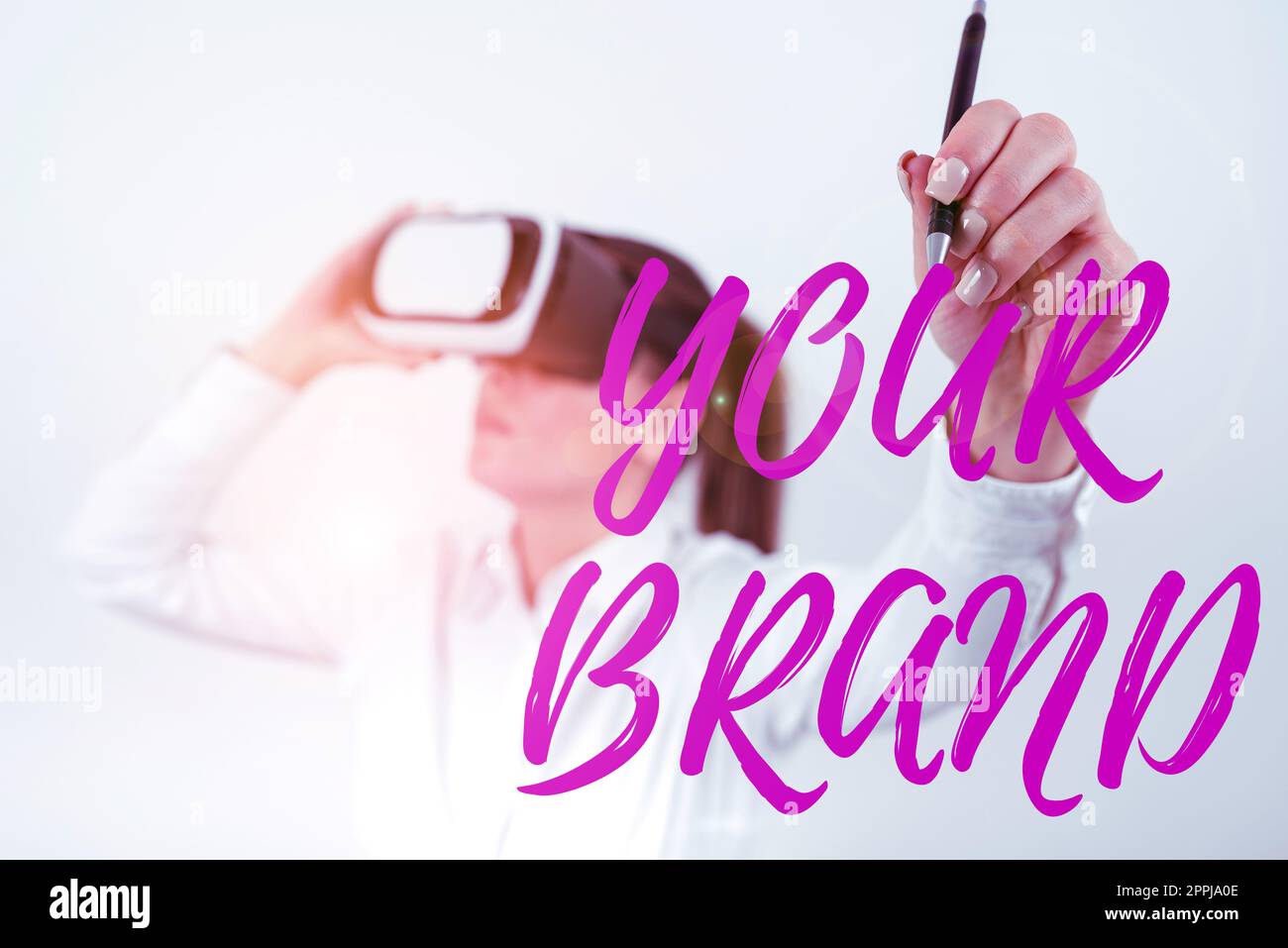 Conceptual display Your Brand. Business idea A name of any kind that is ...