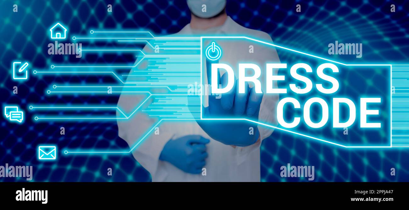 Dress code sign hi-res stock photography and images - Alamy