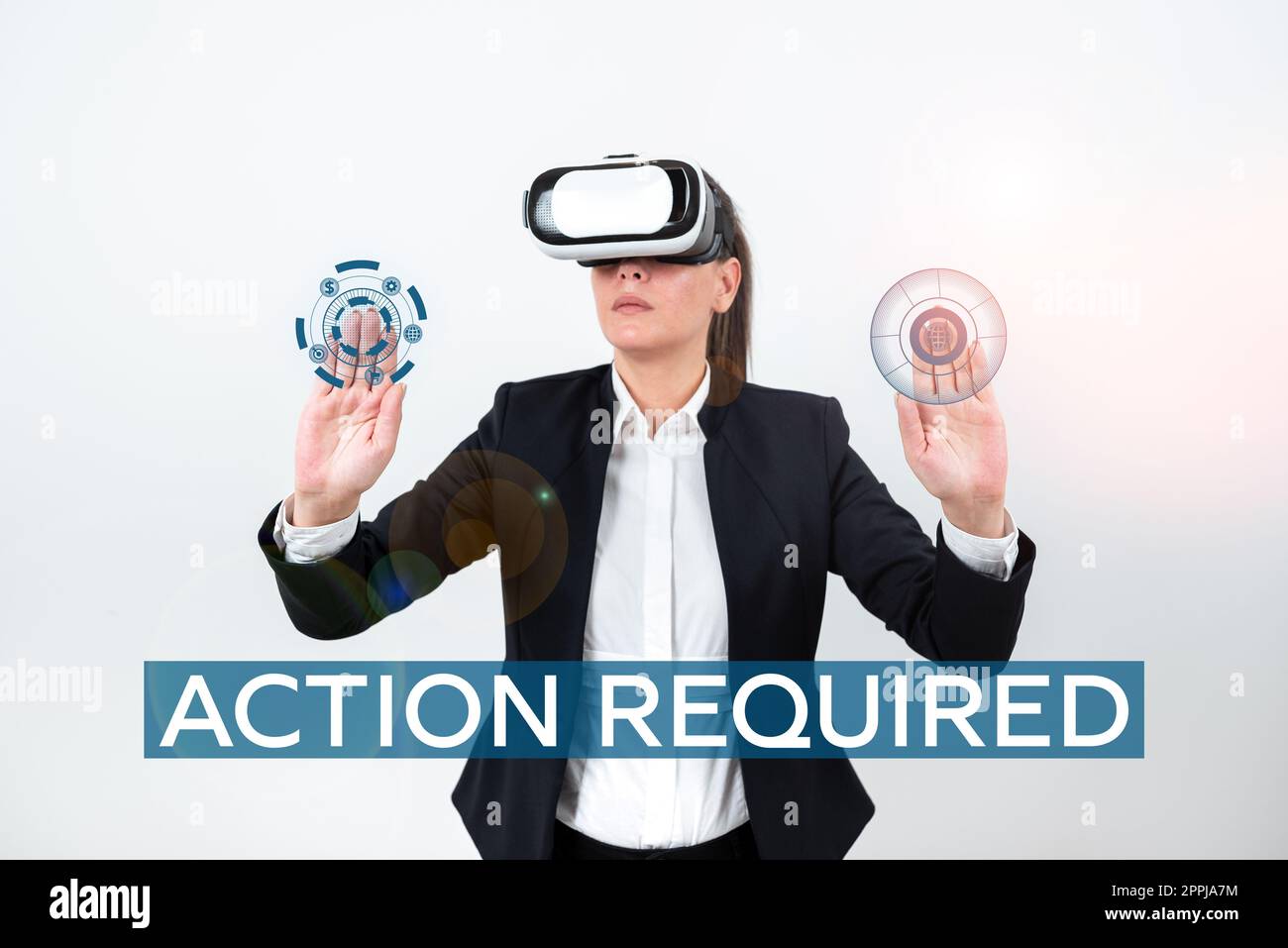 Handwriting text Action Required. Internet Concept Regard an action ...