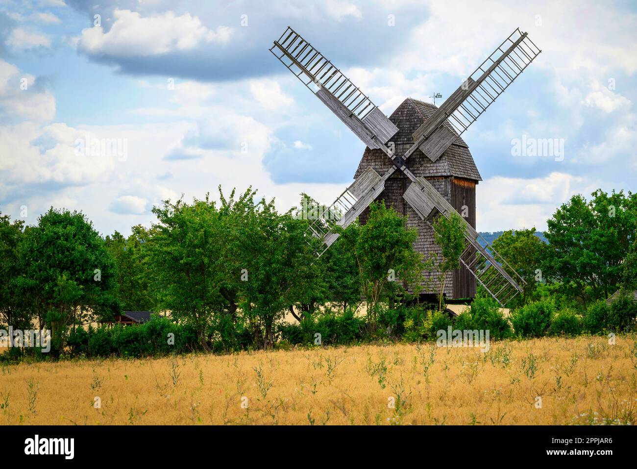 Beautiful view windmill north hi-res stock photography and images - Alamy