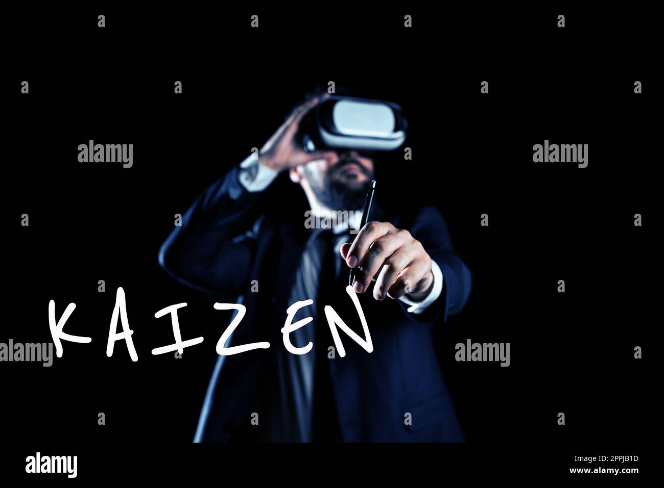 Sign displaying Kaizen, Business idea a Japanese business philosophy of ... Sign displaying Kaizen, Business idea a Japanese business philosophy of ...