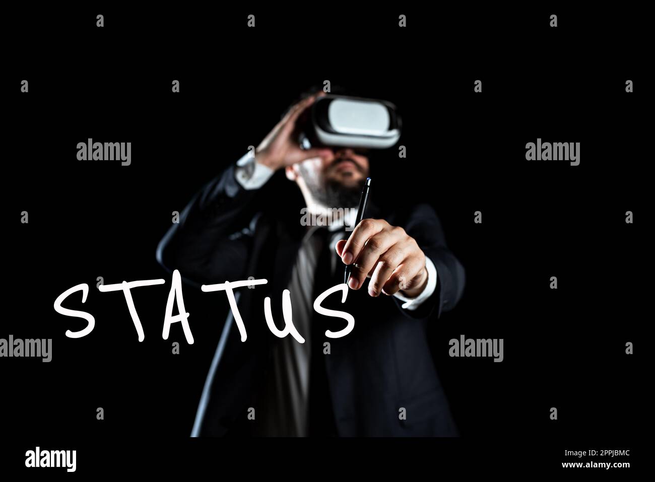 Conceptual display Status. Business overview situation at a particular ...