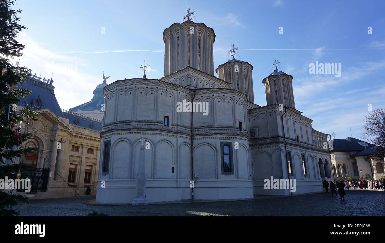 Bucharest, Romania - December 31, 2022: Patriarchal Cathedral of Saints ...