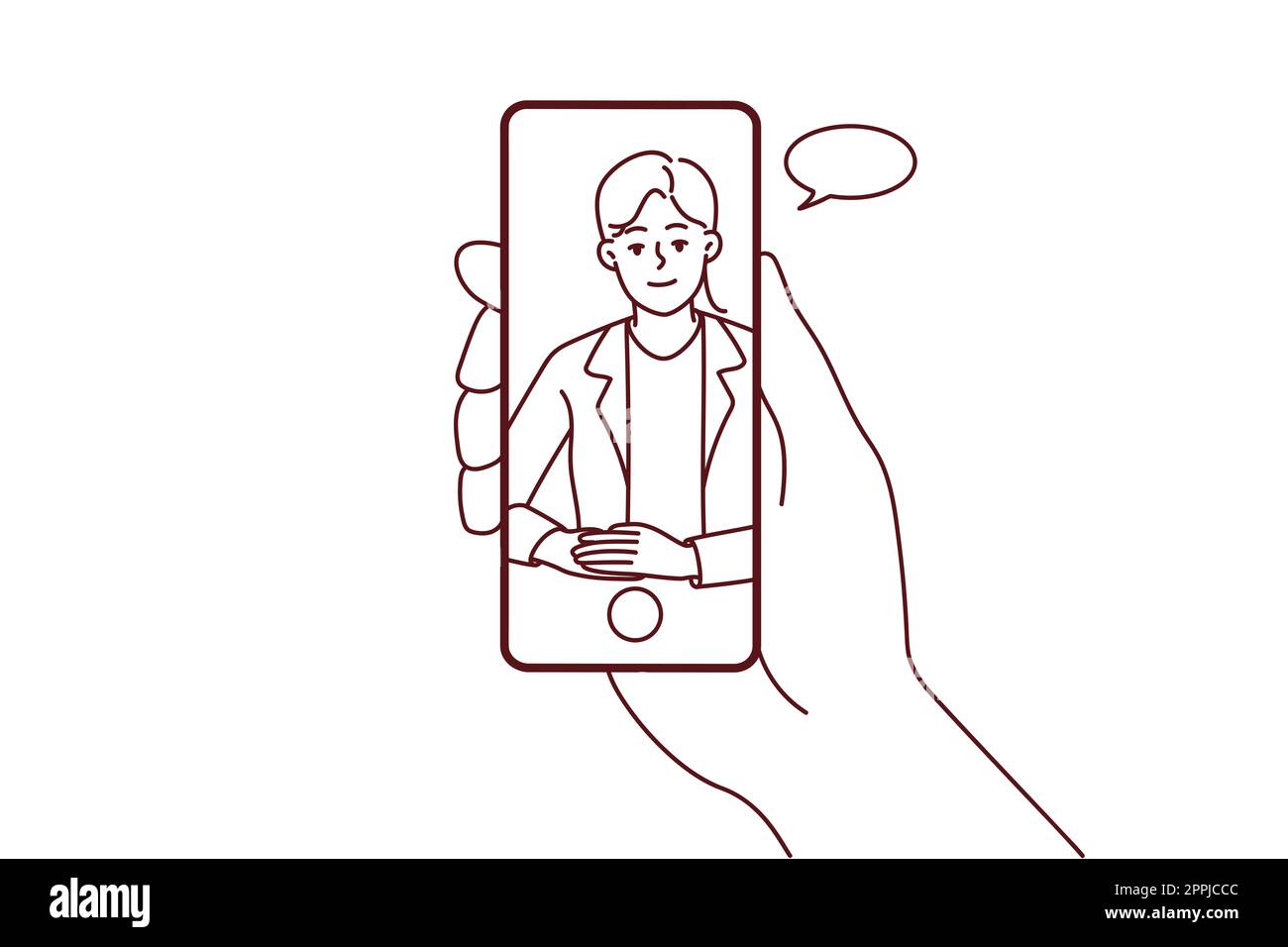 Doctor patient virtual consultation Cut Out Stock Images & Pictures - Alamy