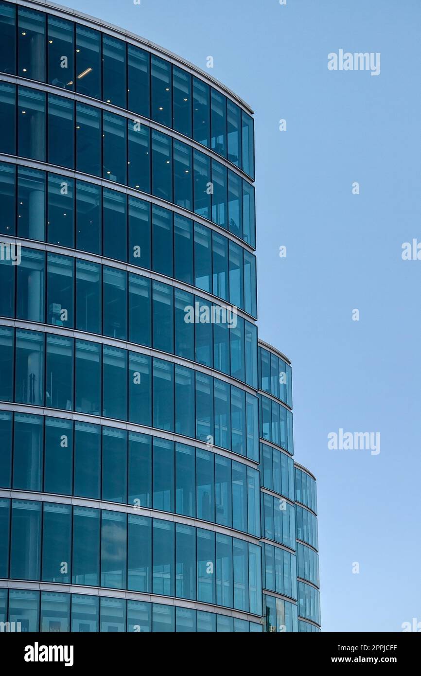 Blue glass windows hi-res stock photography and images - Alamy