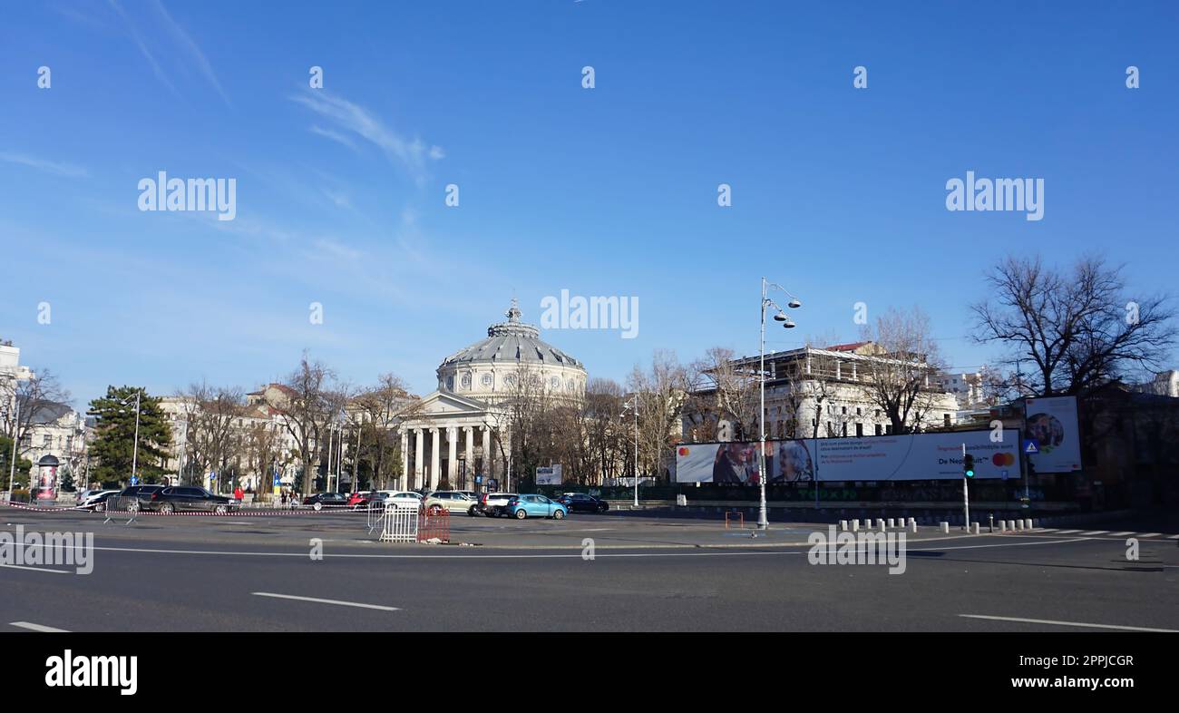 Bucharest, Romania - December 20, 2022: The city of Bucharest ...