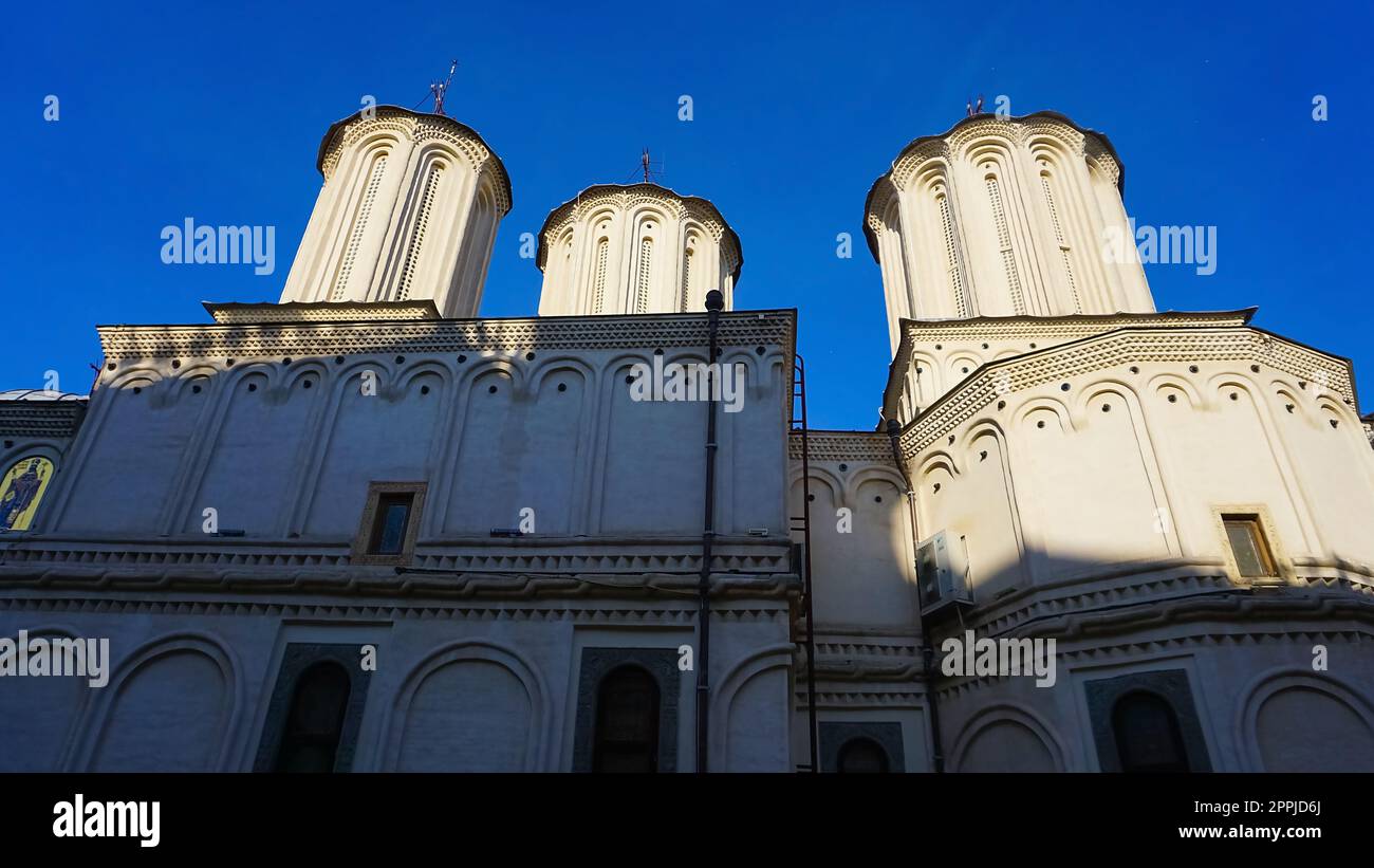 Facade of the Patriarchal cathedral in Bucharest, Romania - Europe ...
