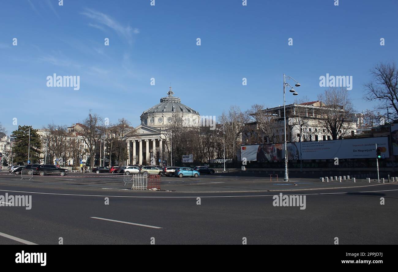 Bucharest, Romania - December 20, 2022: The city of Bucharest ...