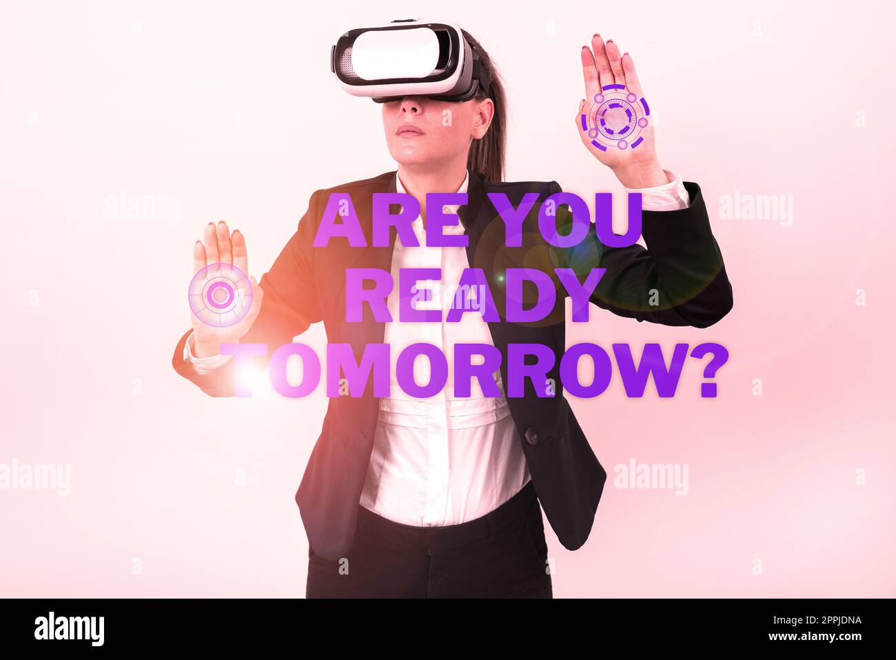 Handwriting text Are You Ready Tomorrow. Conceptual photo Preparation ...