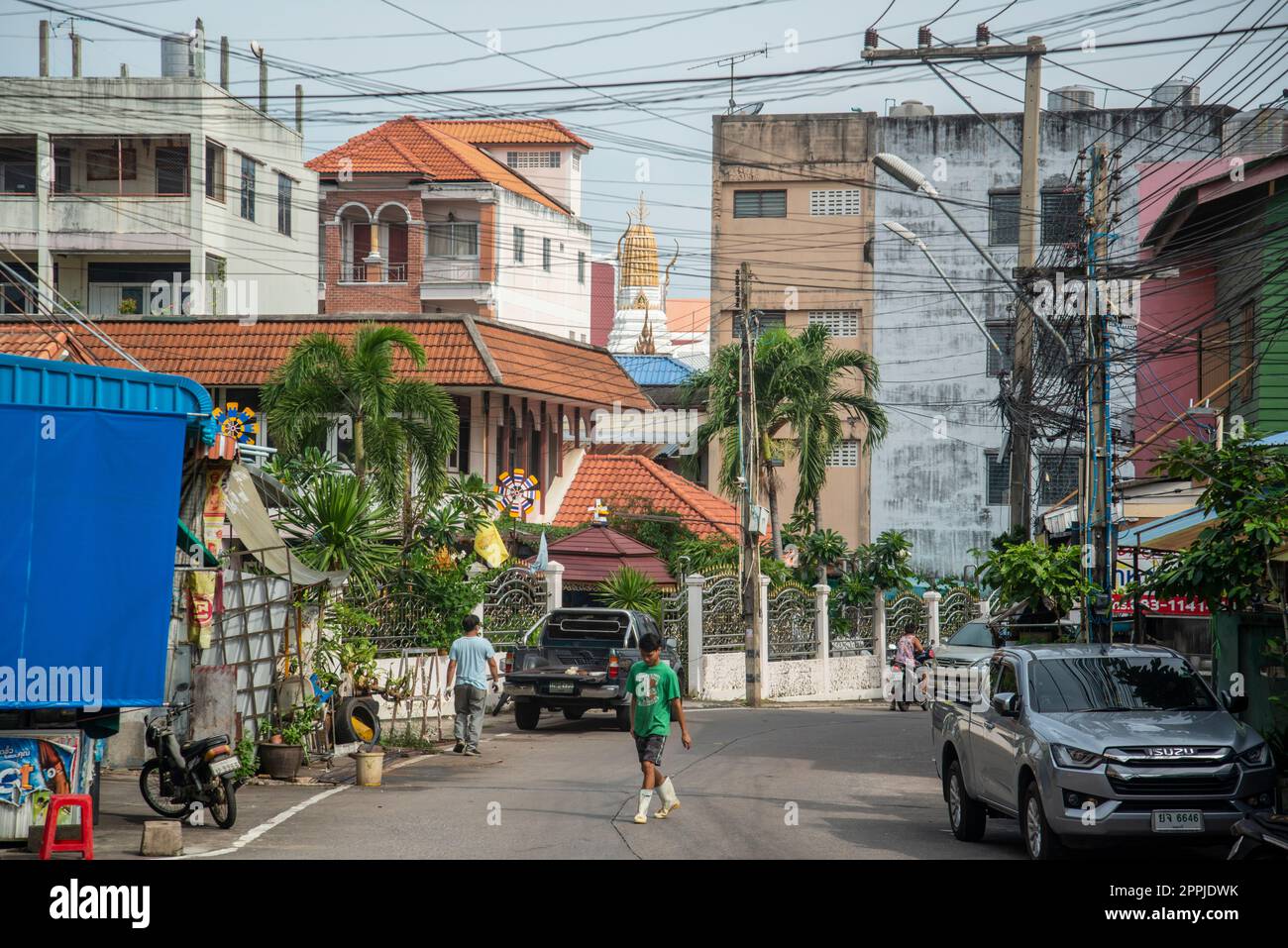 THAILAND SIRACHA CITY STREET Stock Photo - Alamy