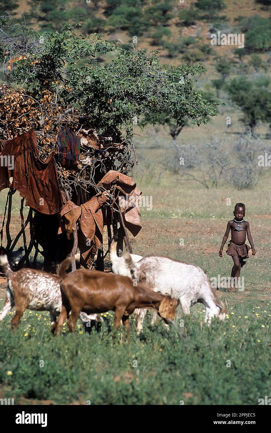 Himba boy namibia africa hi-res stock photography and images - Alamy