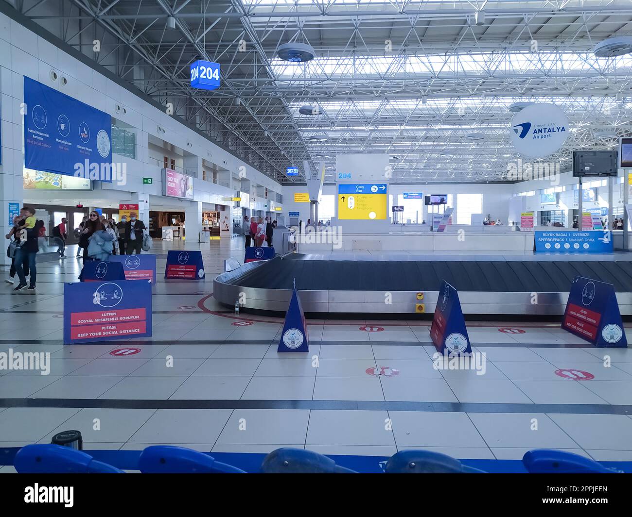Antalya Airport, an international terminal Stock Photo - Alamy
